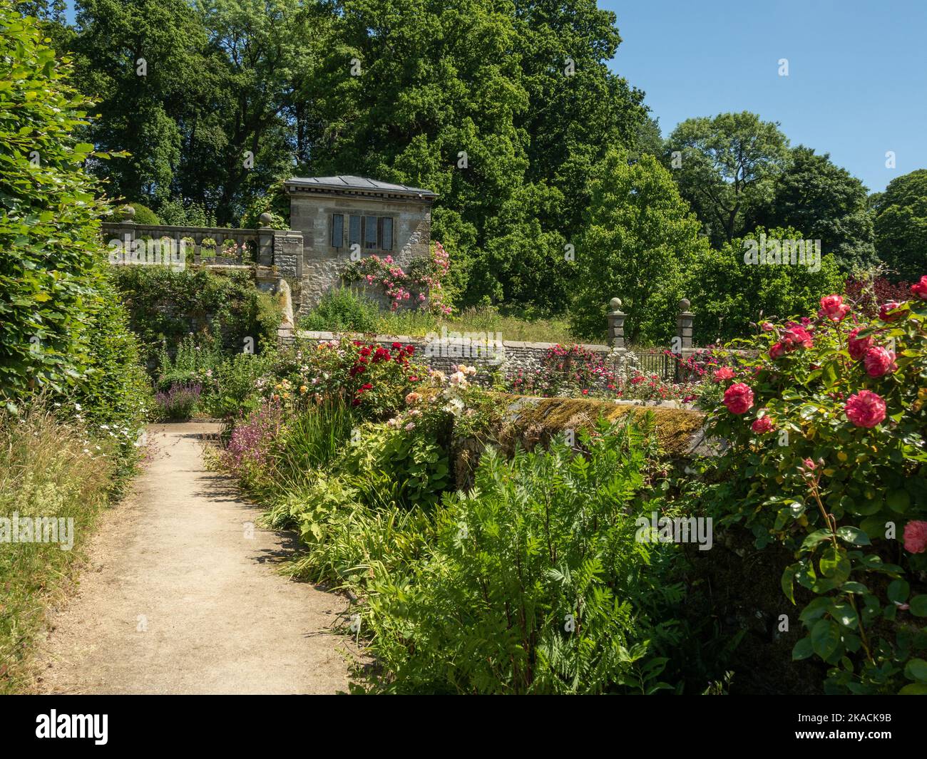 Haddon Hall, a medieval manor house dating from 11th century, Bakewell ...