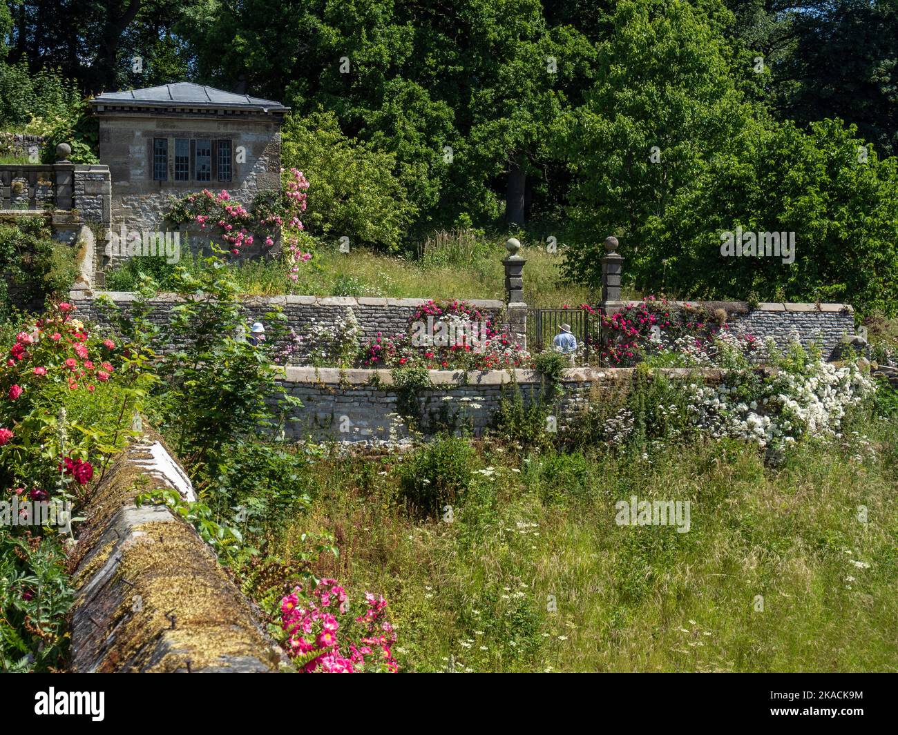 Haddon Hall, a medieval manor house dating from 11th century, Bakewell ...