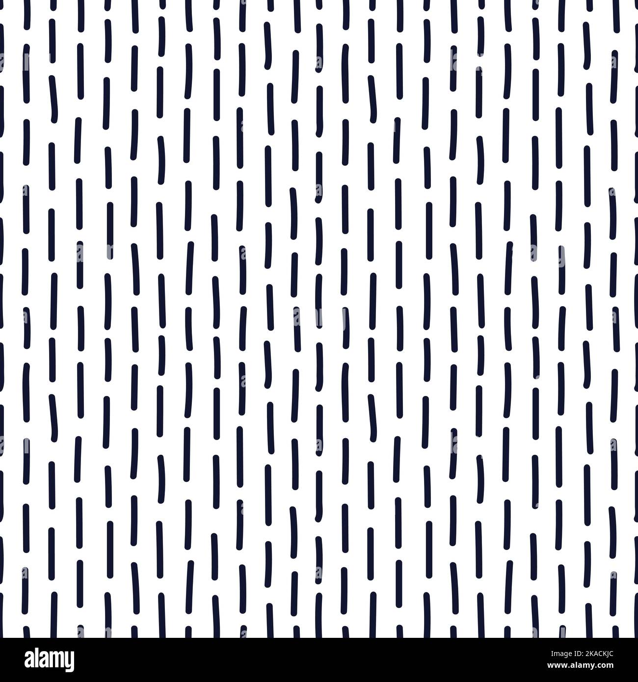 Hand drawn seamless indigo irregular dotted line texture, vector ...