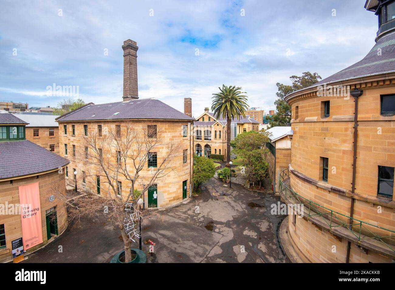 The former Darlinghurst Gaol in Sydney, now the National Art School was ...