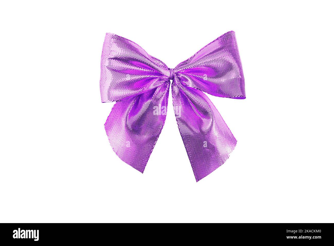 Violet brilliant Ribbon Bow isolated on white background Stock Photo ...