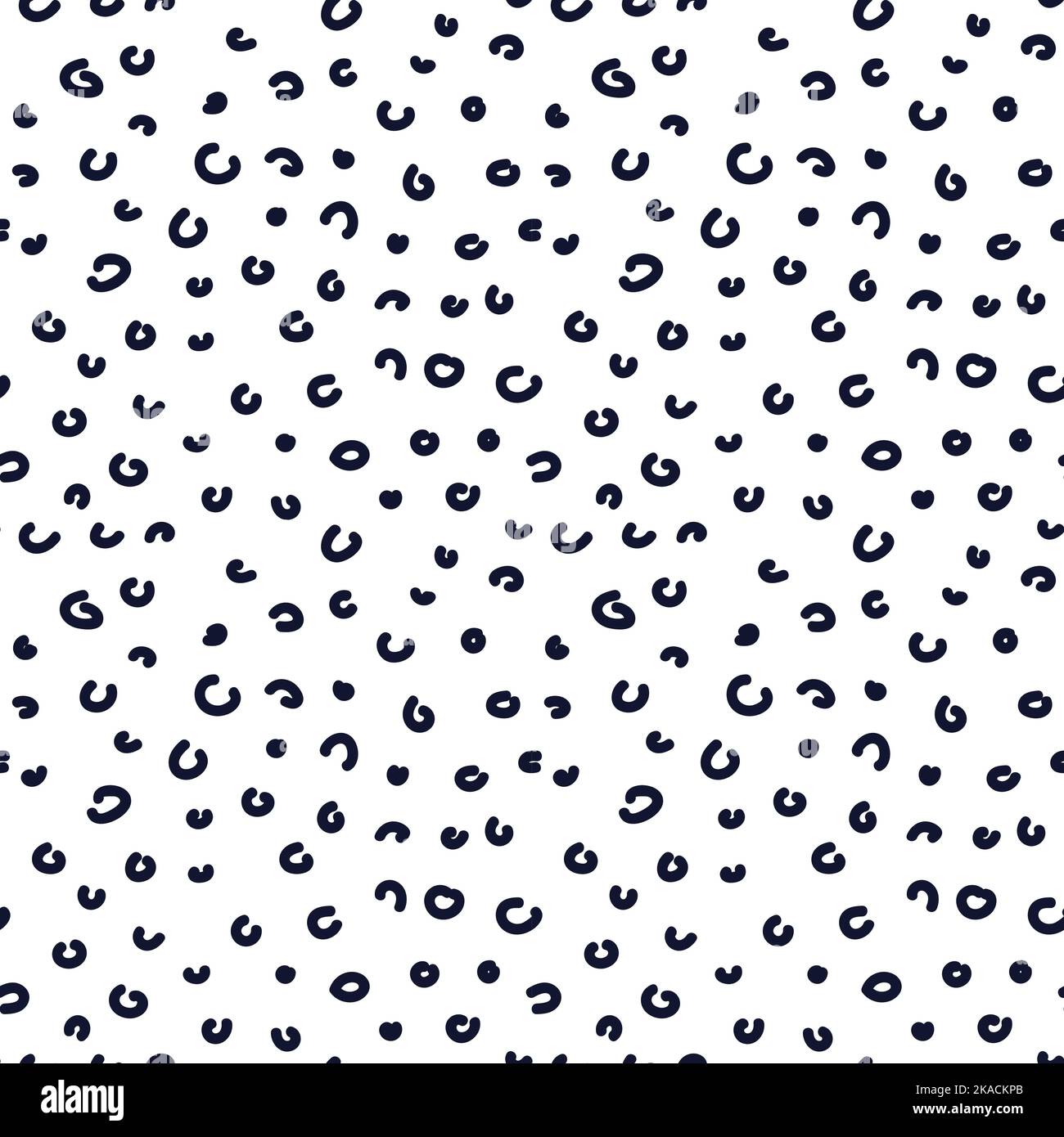 Hand drawn seamless indigo spots texture, vector illustration Stock ...