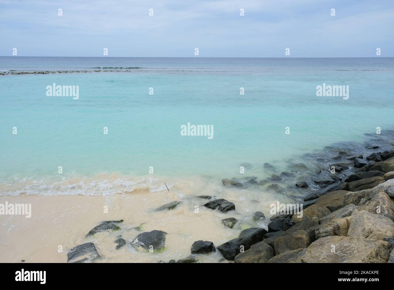 Rasdhoo is famous for its habitats of black and white tip reef sharks ...