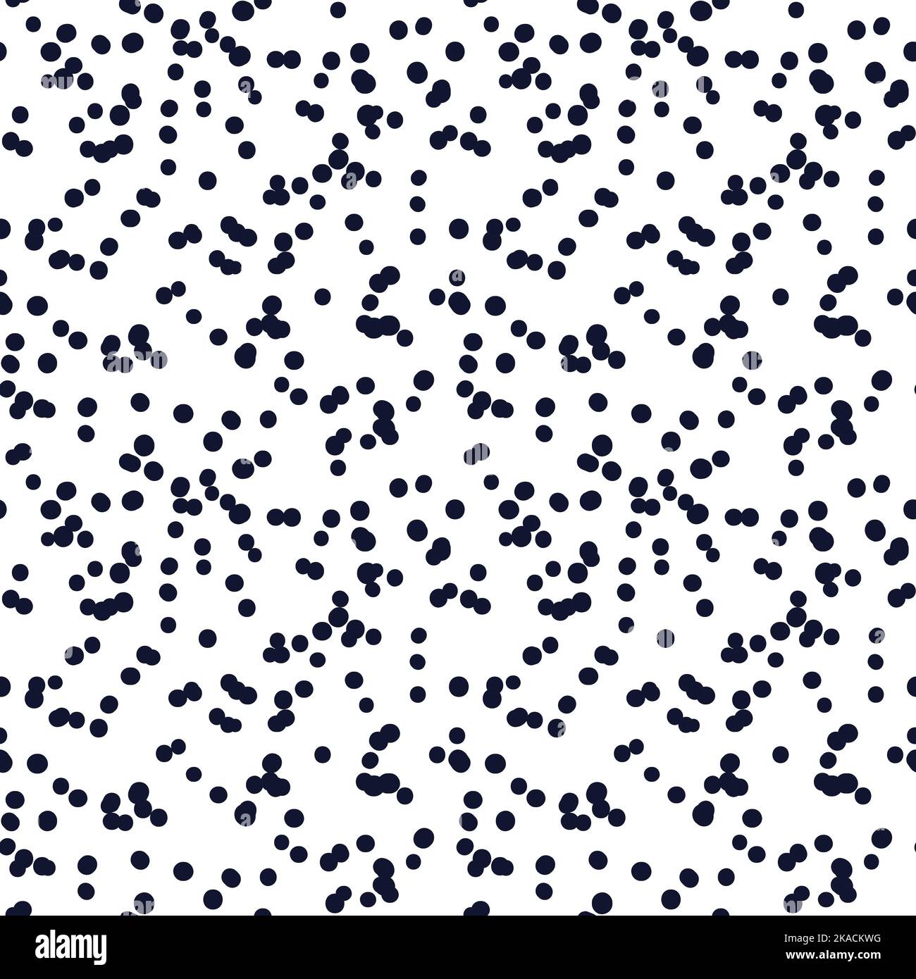 Hand drawn seamless indigo irregular random dot and spot texture ...