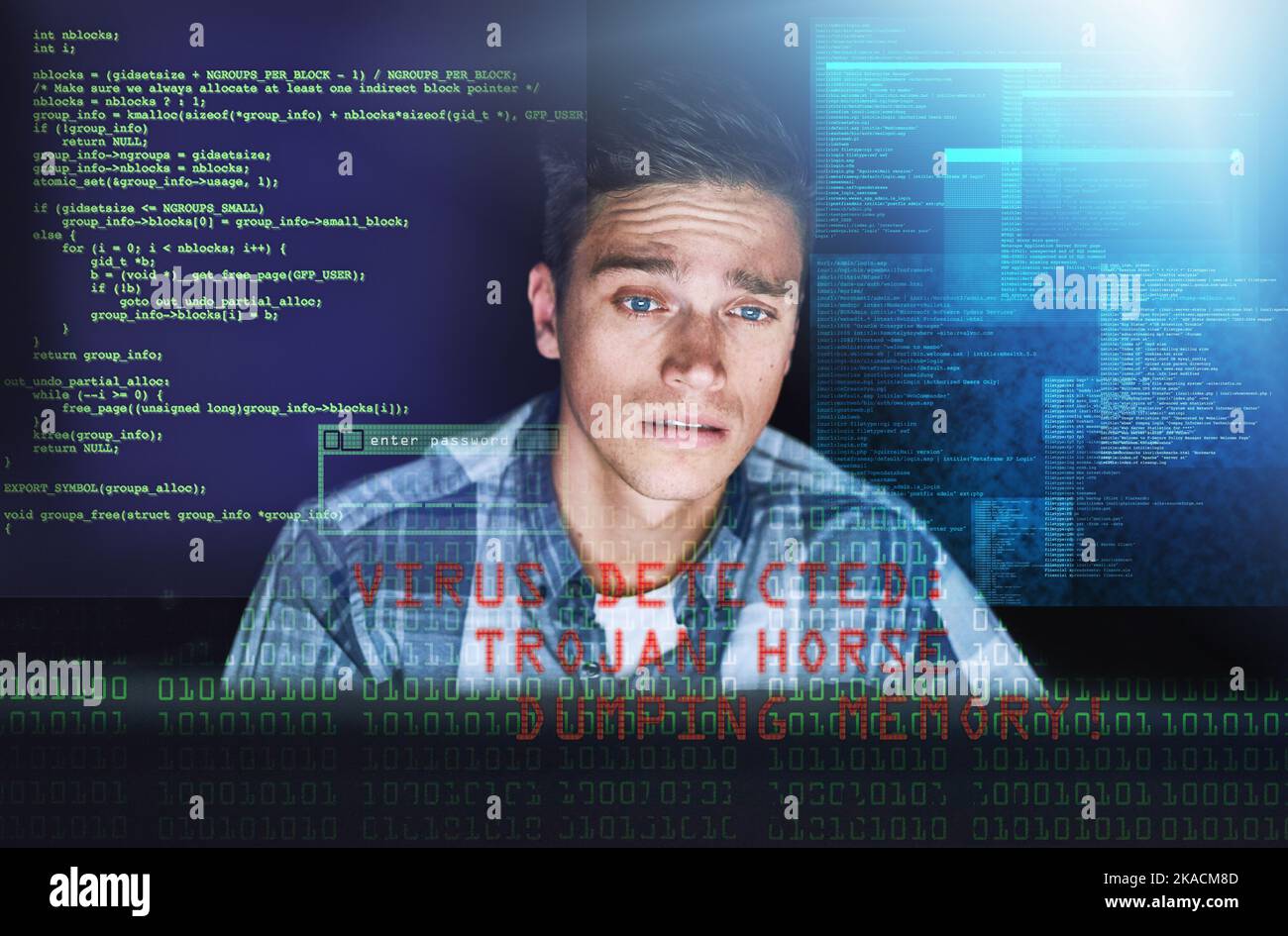 This virus is designed to distract from the real threat. a handsome ...