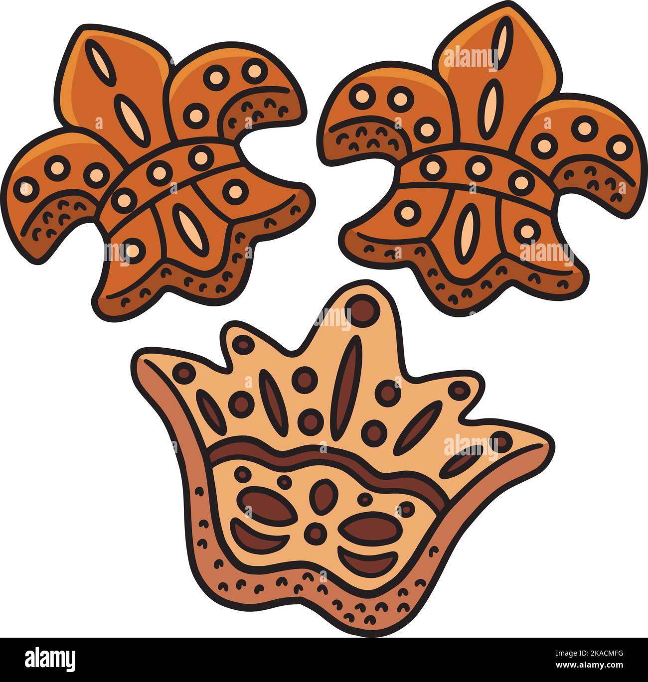 Mardi Gras Cookies Cartoon Colored Clipart Stock Vector Image & Art - Alamy