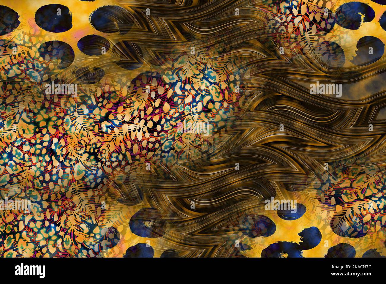 Textile print.Abstract background.Clothing colorful pattern.Repeat ...