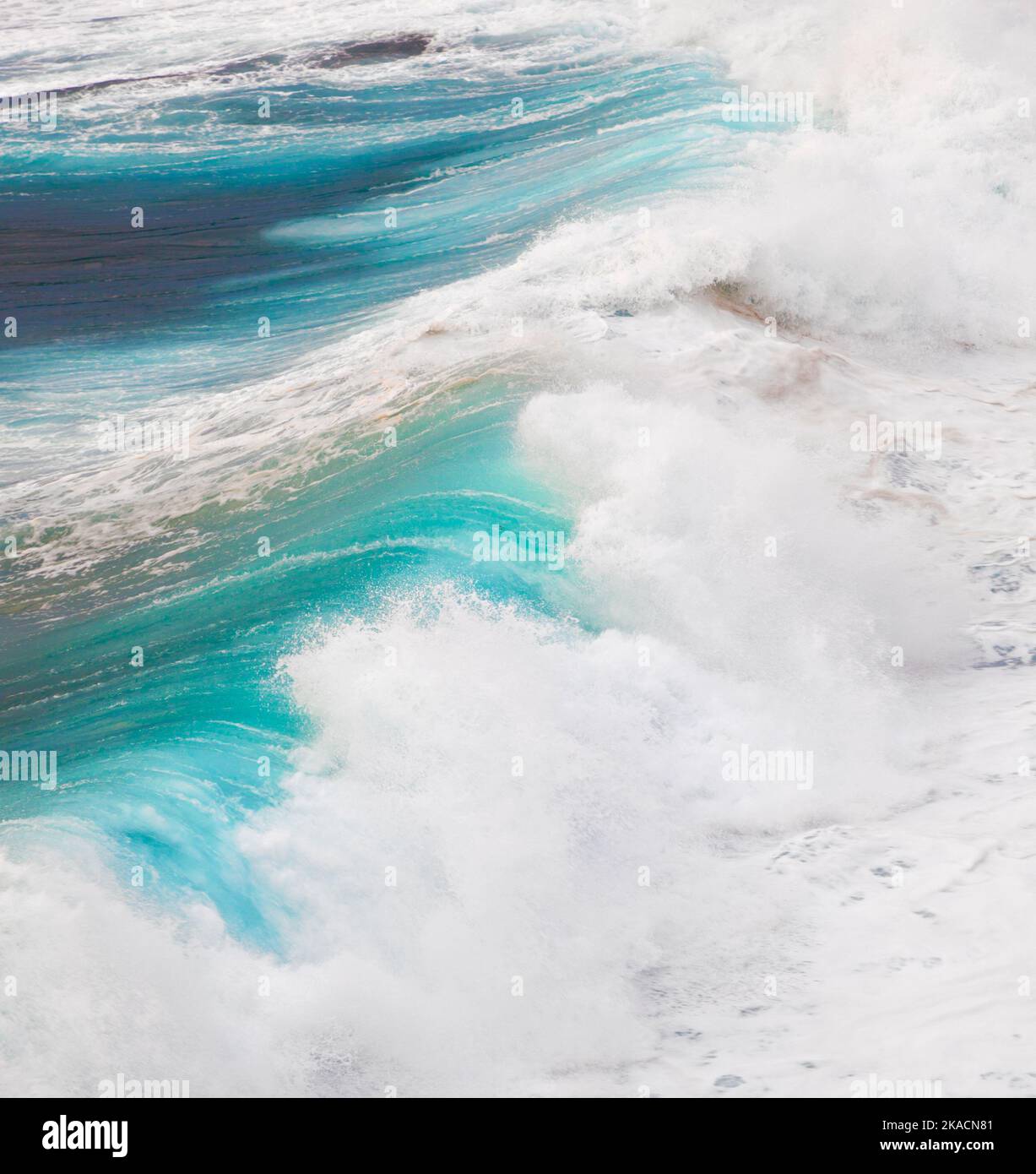 beautiful waves at the beach in sunset Stock Photo - Alamy