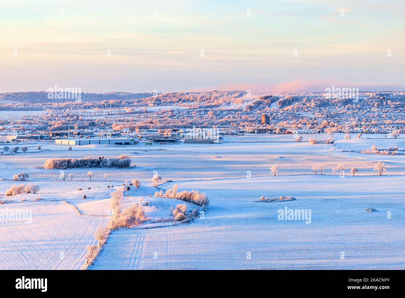 Aerial view swedish countryside beautiful hi-res stock photography and ...