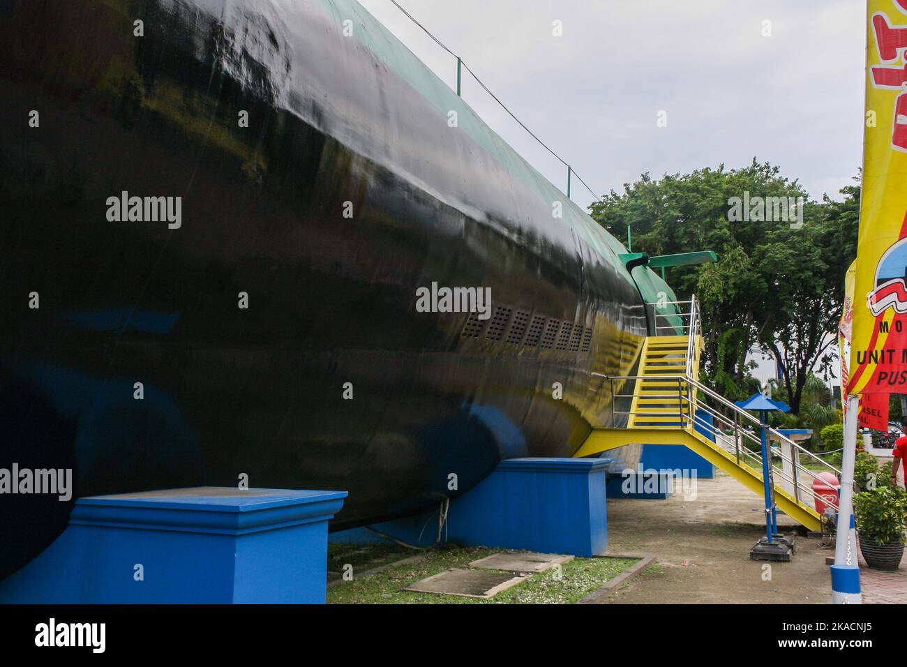Retired and old submarine of Indonesian Navy named Pasopati 410 made in ...