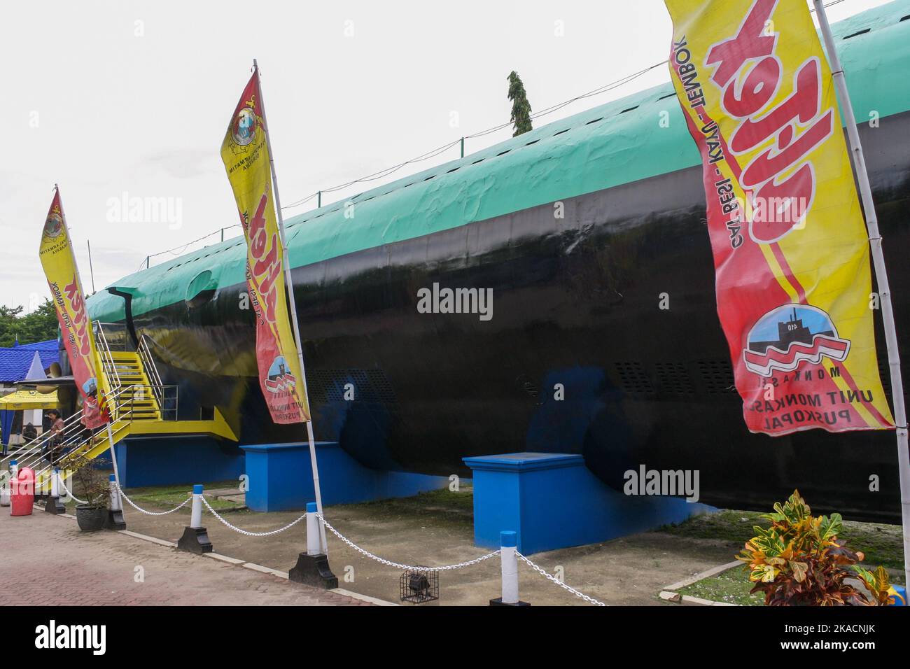 Retired and old submarine of Indonesian Navy named Pasopati 410 made in ...