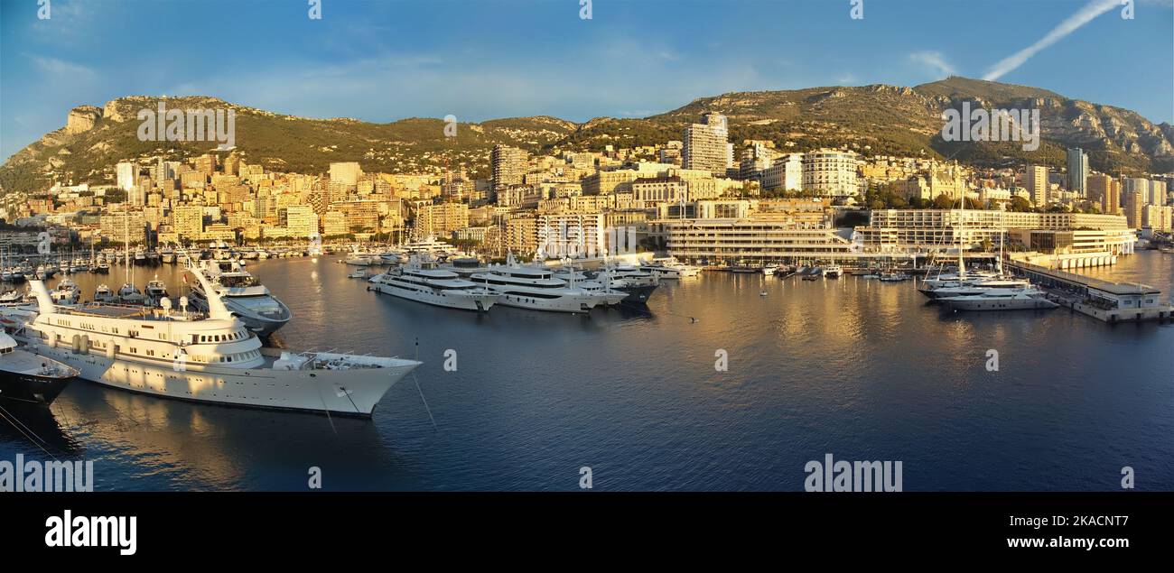 Beautiful Monte Carlo a principality of Monaco on the European coast ...