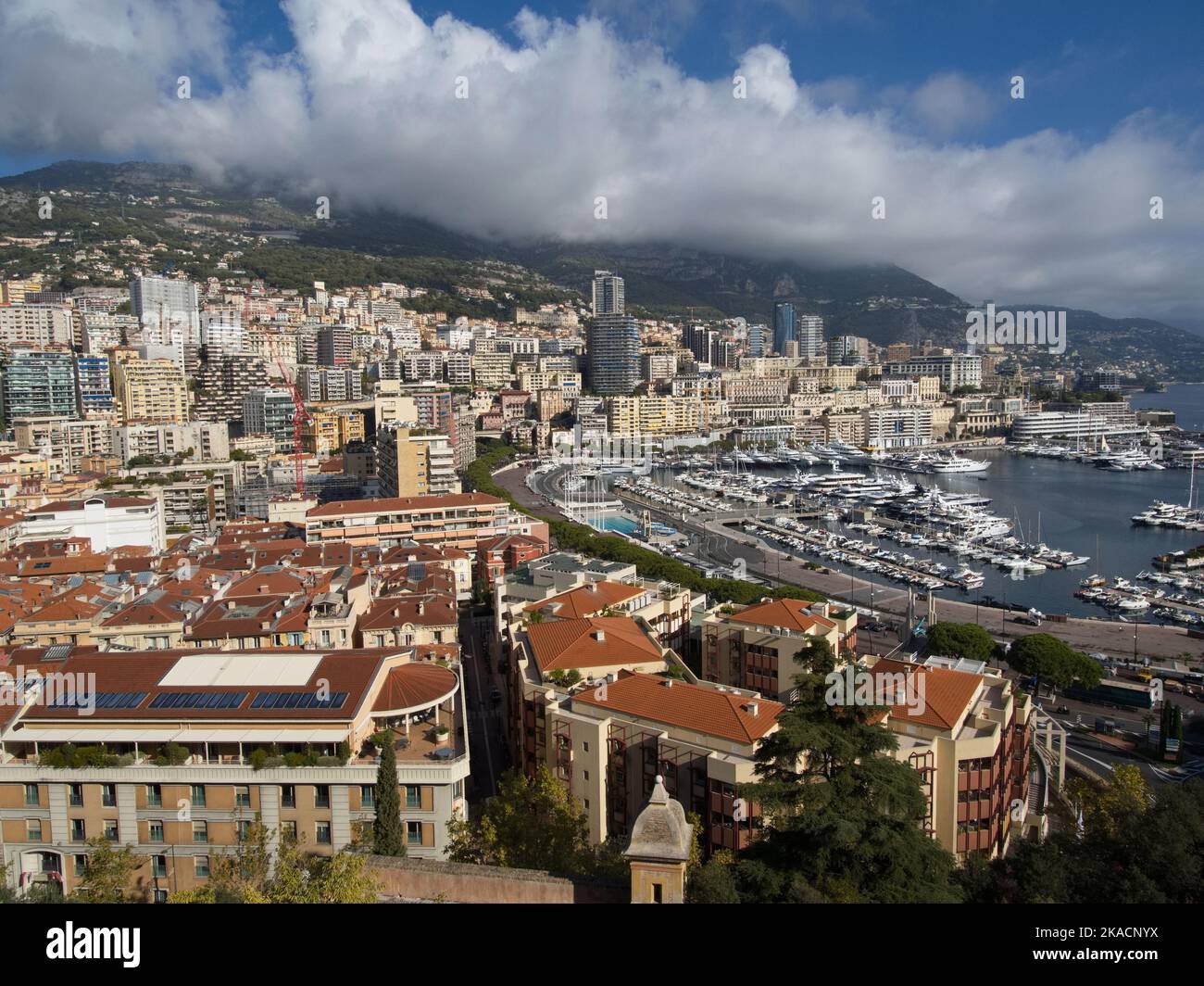 Beautiful Monte Carlo a principality of Monaco on the European coast ...