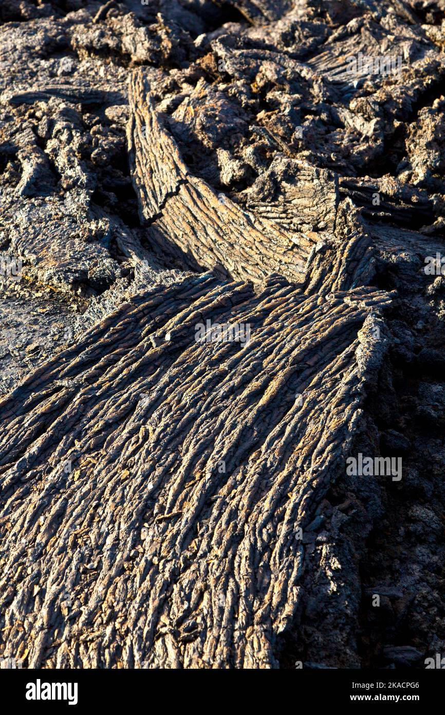 Stones of volcanic flow give a beautiful natural structure Stock Photo ...
