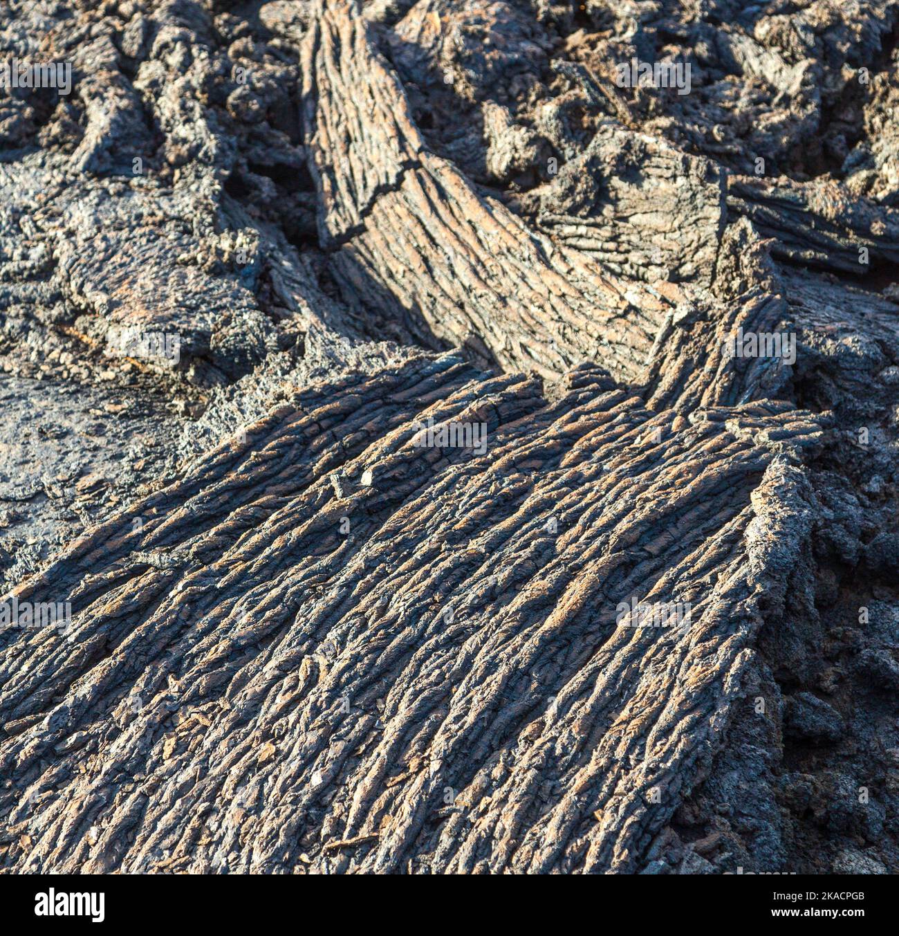 Stones of volcanic flow give a beautiful natural structure Stock Photo ...