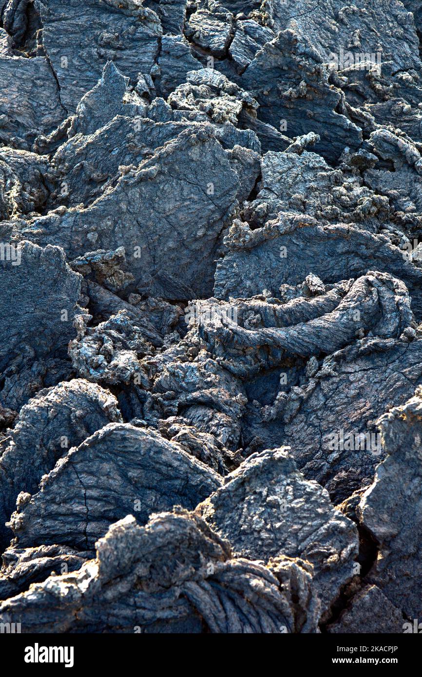 Stones of volcanic flow give a beautiful natural structure Stock Photo ...