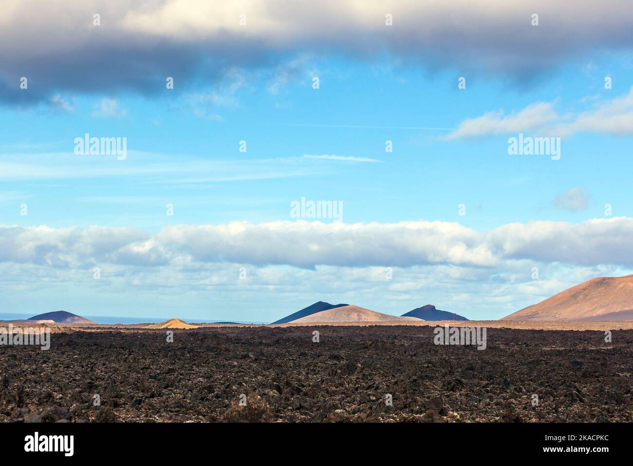 Timanfaya volcanic national Park in Lanzarote Stock Photo - Alamy