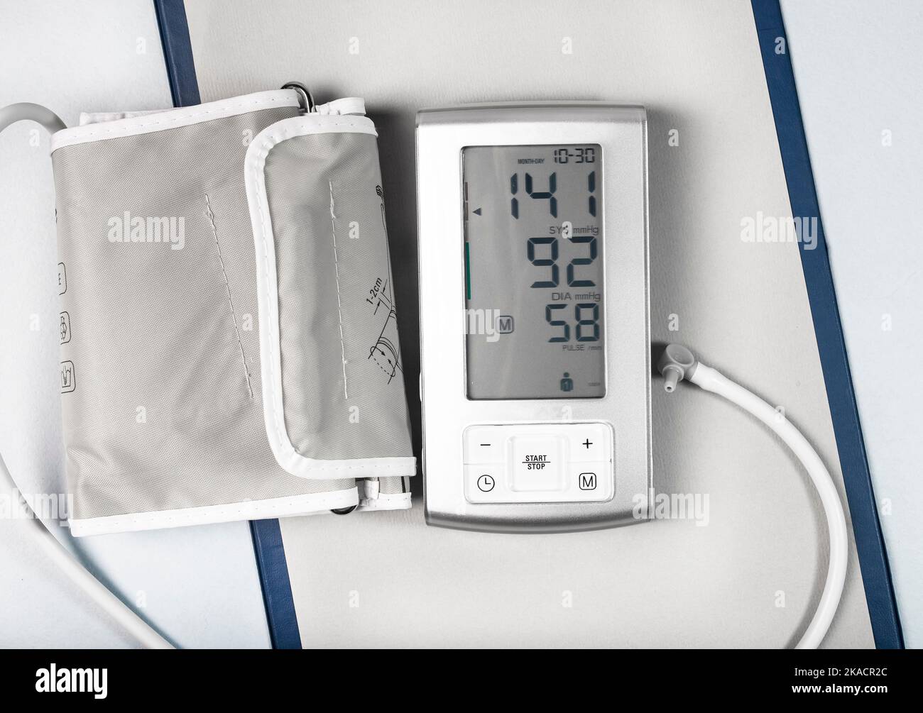 Tonometer for monitoring and checking blood pressure, medical cardio ...