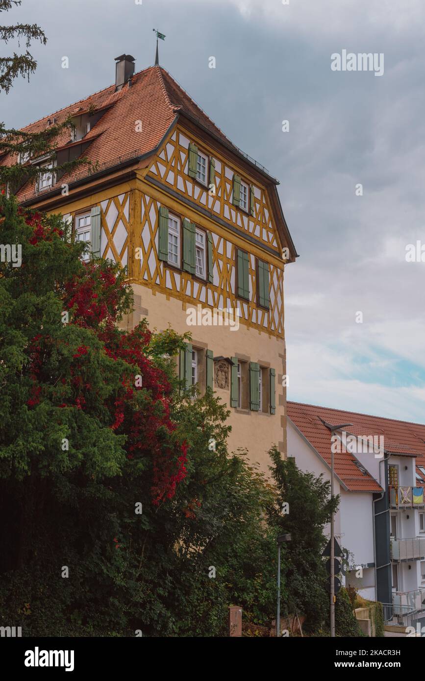 Traditional Rural House With Beautiful Exterior Facade Decor In Germany ...