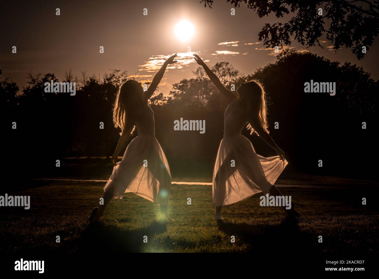 London, UK. 2nd November, 2022. World Ballet Day: Twins Abigail and ...