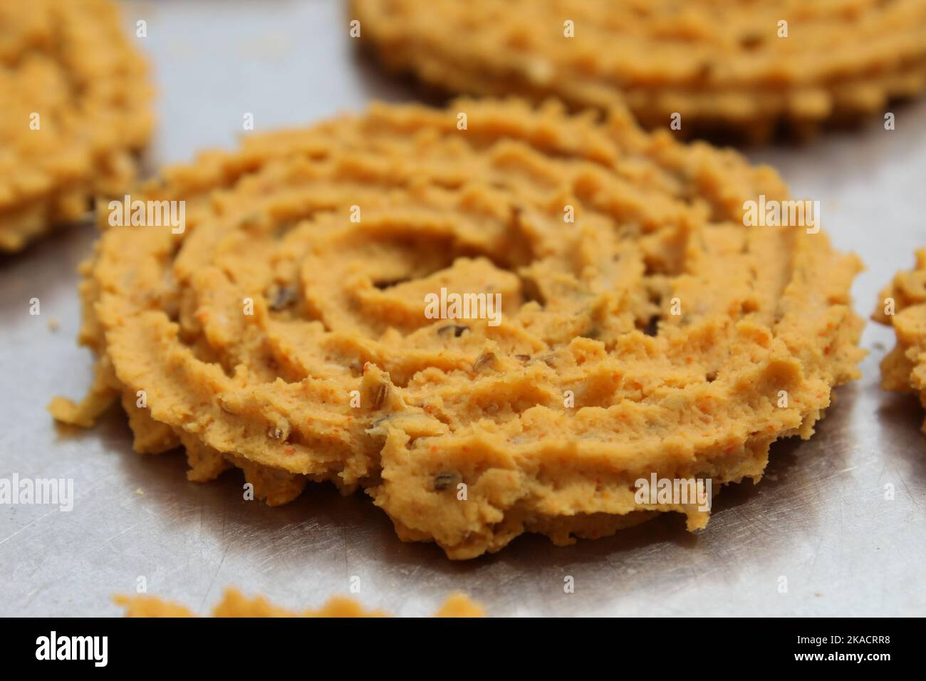 Raw chakali in plate hi-res stock photography and images - Alamy