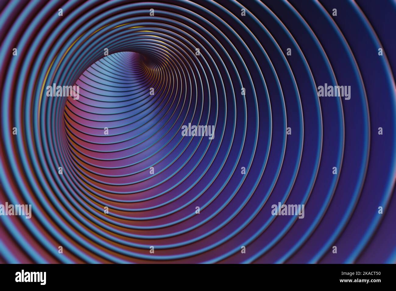 Sci-fi tunnel. Abstract multicolour tunnel as background in the style ...