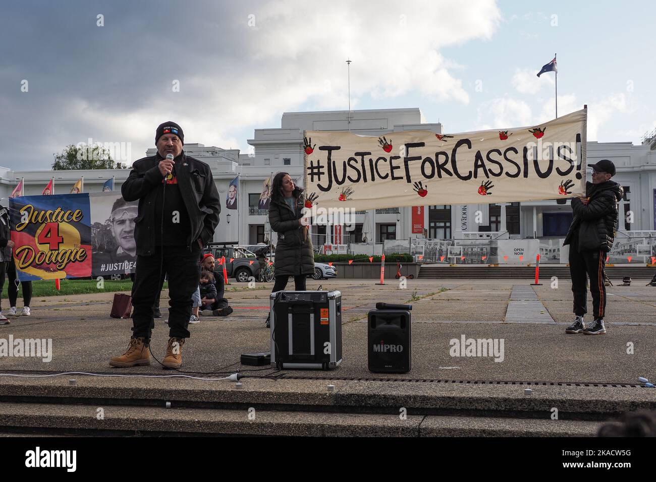 Canberra, Australia, 02/11/2022, Hundreds of people gathered at the ...