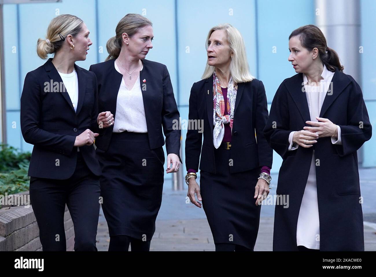Lisa Osofsky (second right), Director of the Serious Fraud Office ...
