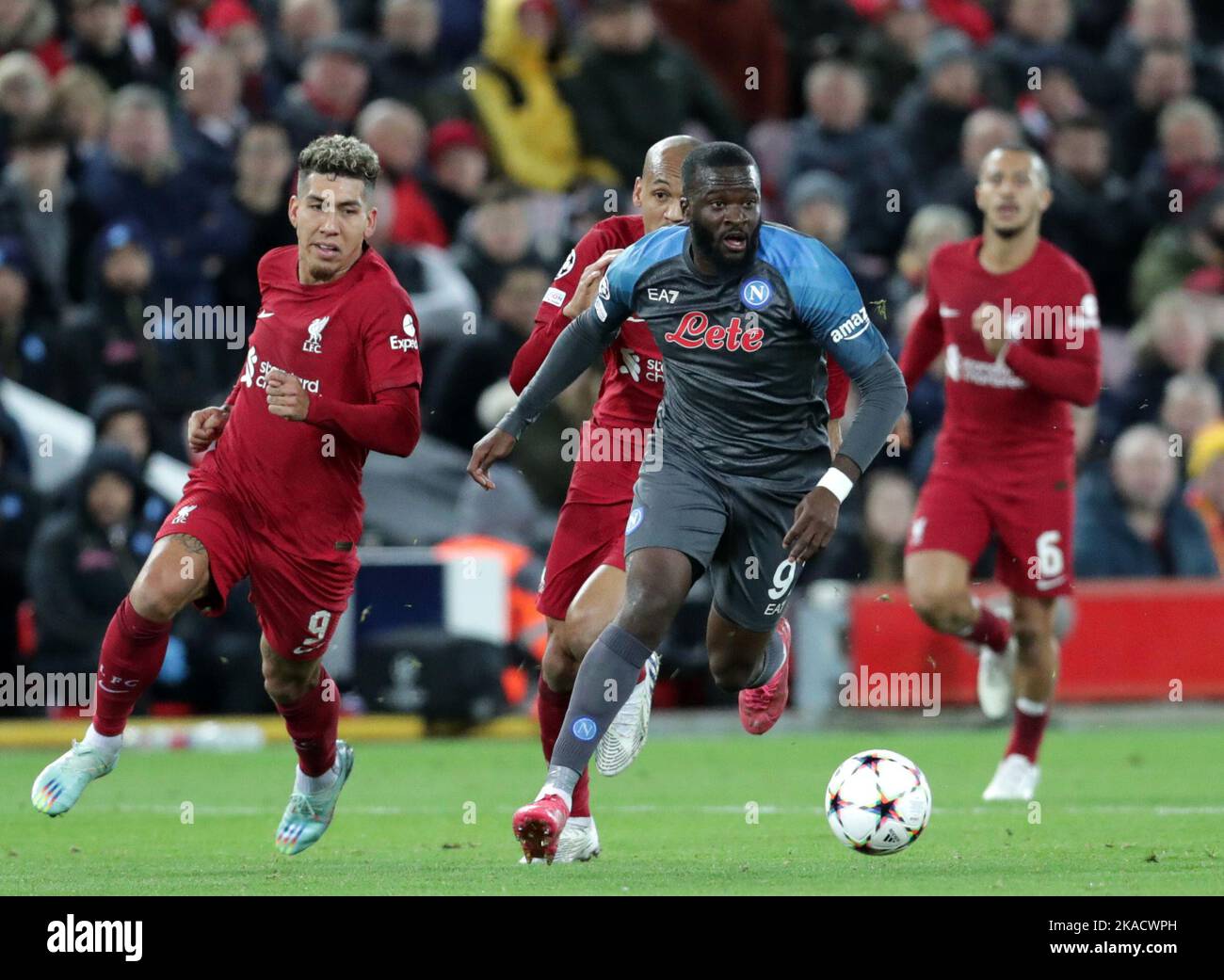 1st November 2022, Anfield Stadium, Liverpool, England: Champions ...