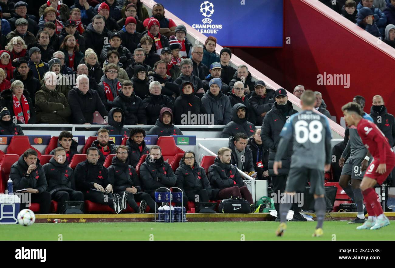 Liverpool napoli 2022 klopp hi-res stock photography and images - Alamy