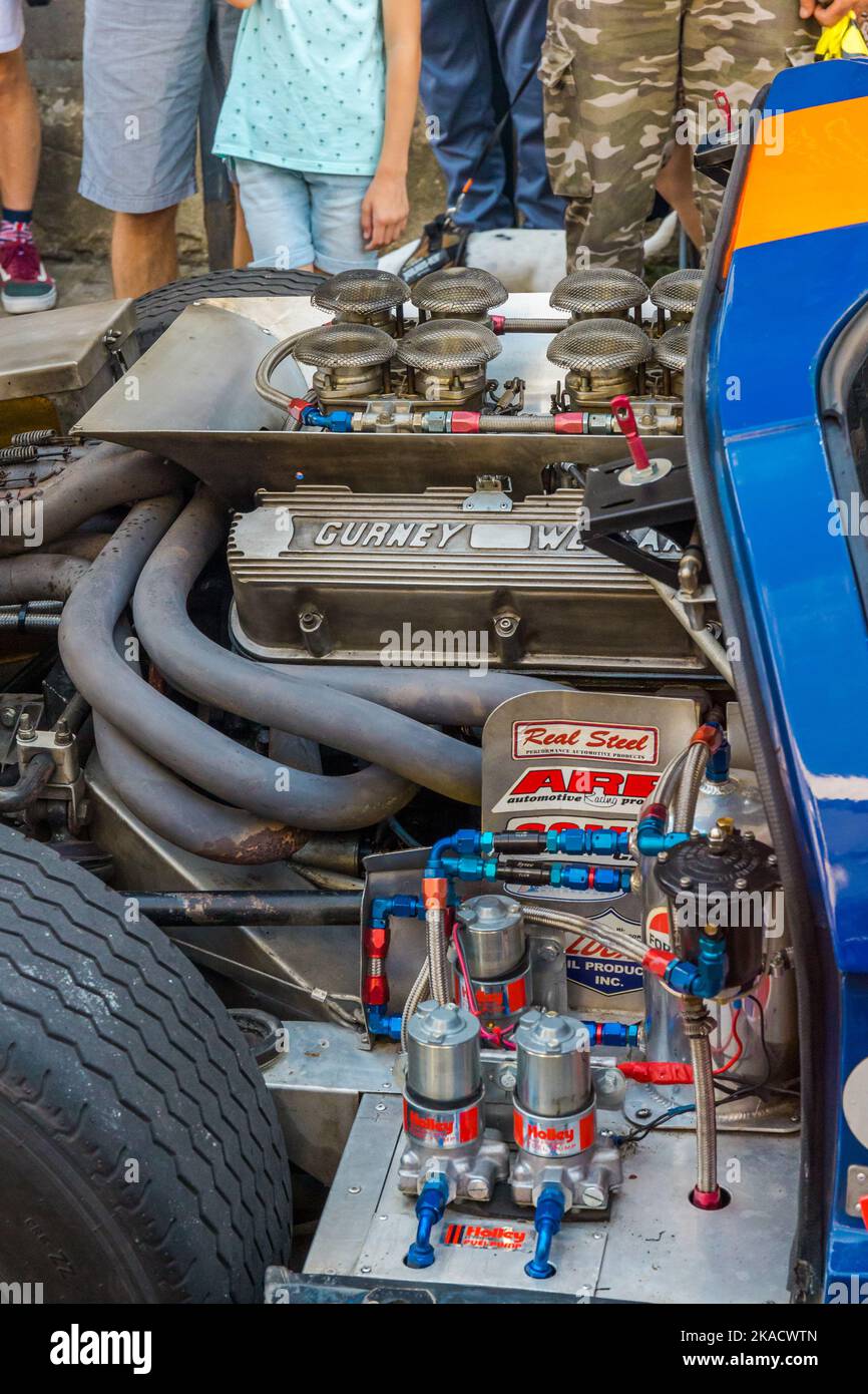 Classic Car on display in Gloucester city centre Stock Photo - Alamy