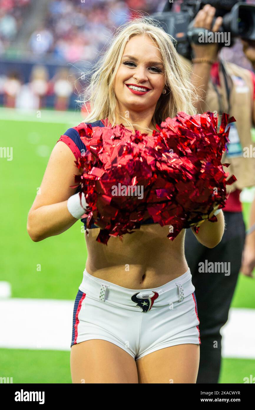 Houston Texans Cheerleader during the NFL Football Game between the ...