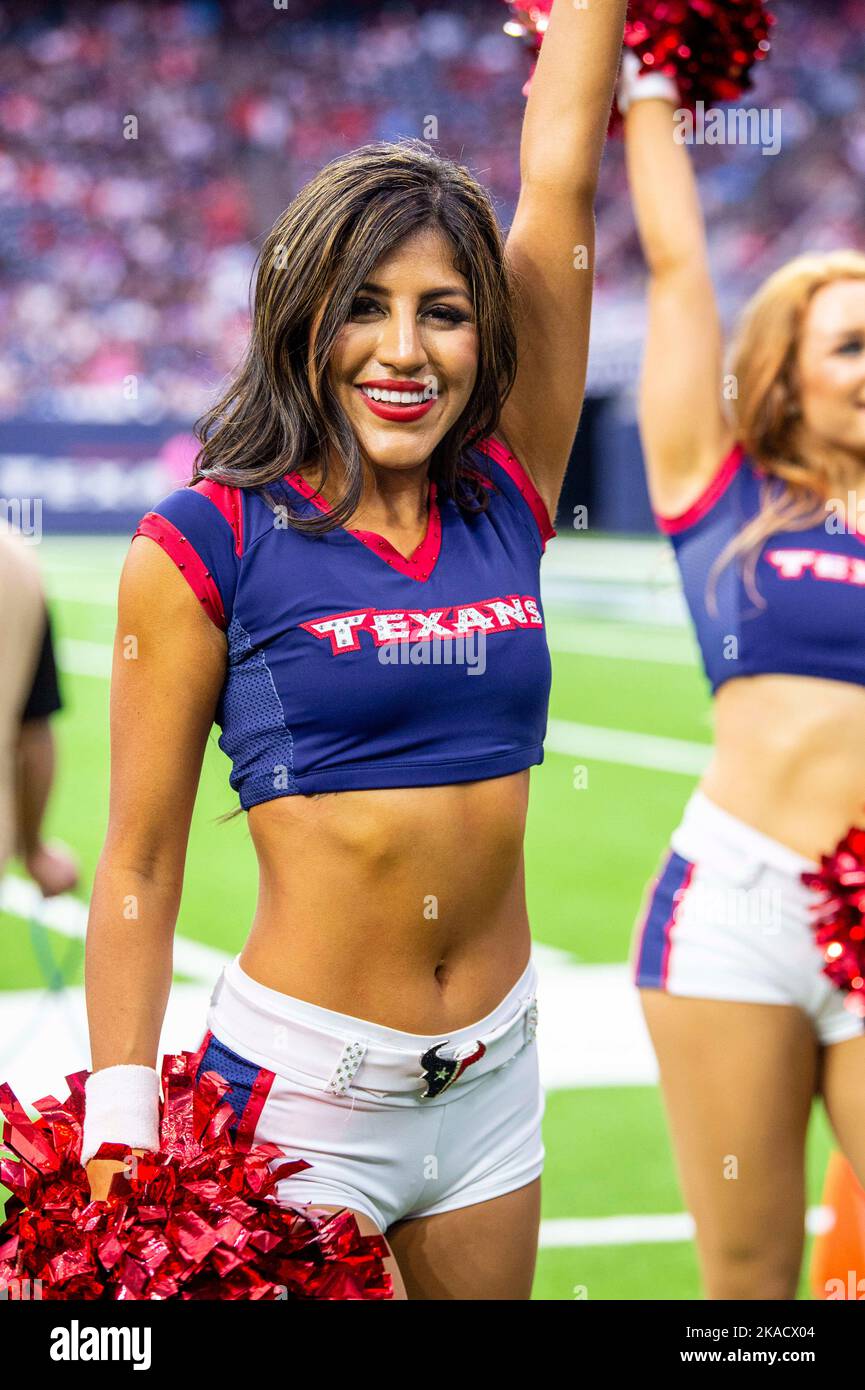 Houston Texans Cheerleader during the NFL Football Game between the ...