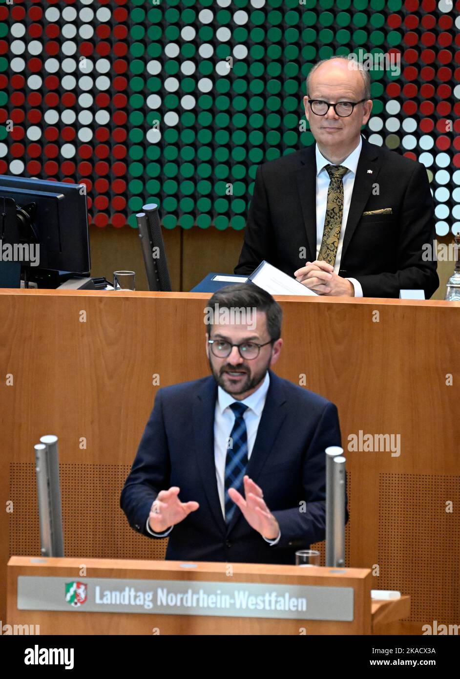 Duesseldorf, Germany. 02nd Nov, 2022. Thomas Kutschaty, SPD opposition ...