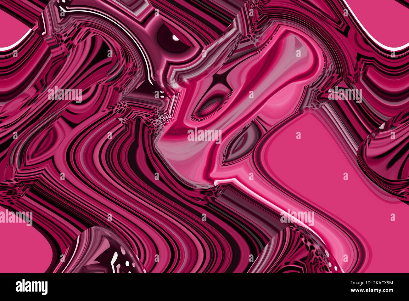 Colorful patterns fractal.Psychedelic fractal,texture of brush strokes ...
