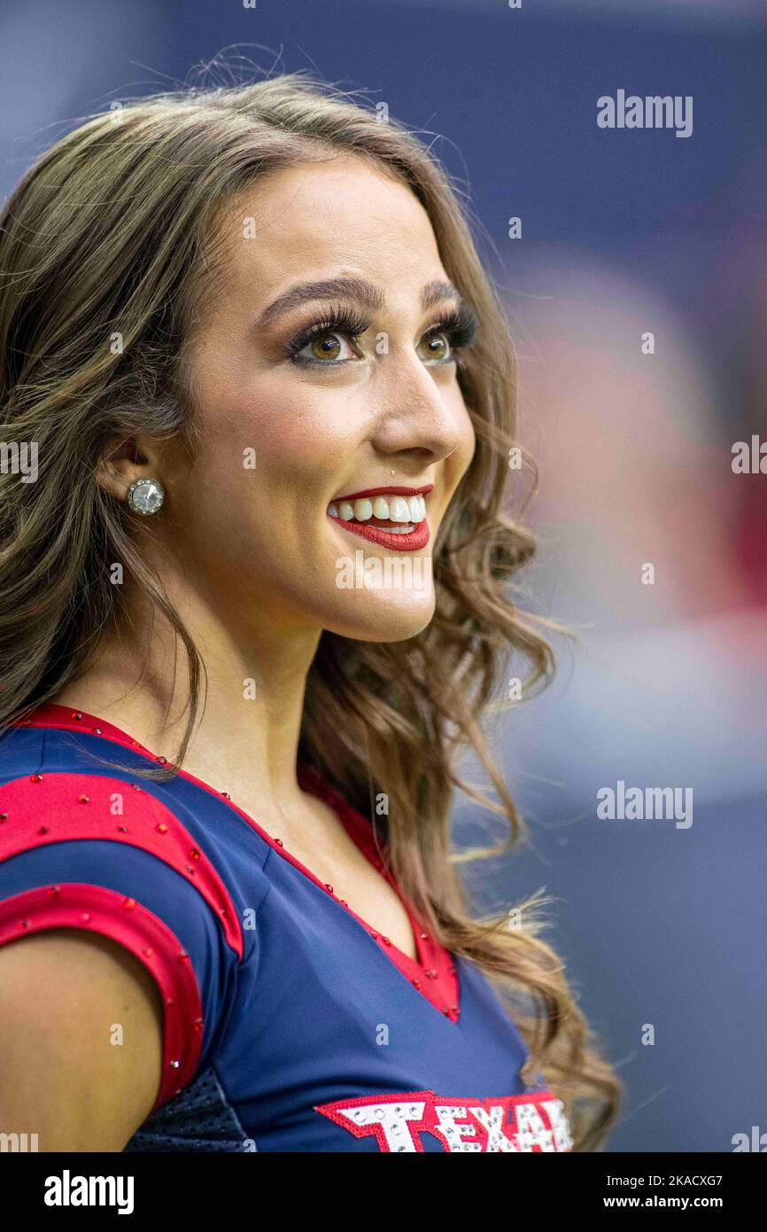 Houston Texans Cheerleader during the NFL Football Game between the ...