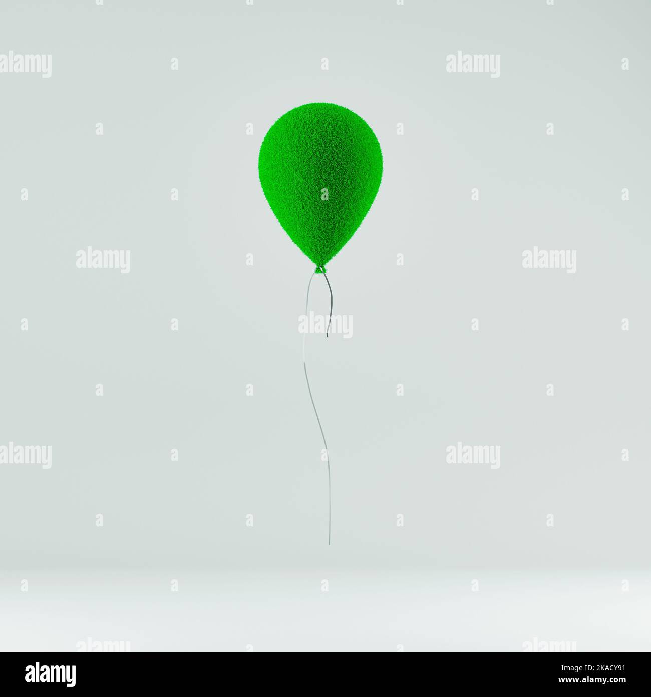 Green grass balloon. No plastic, low waste concept Stock Photo - Alamy
