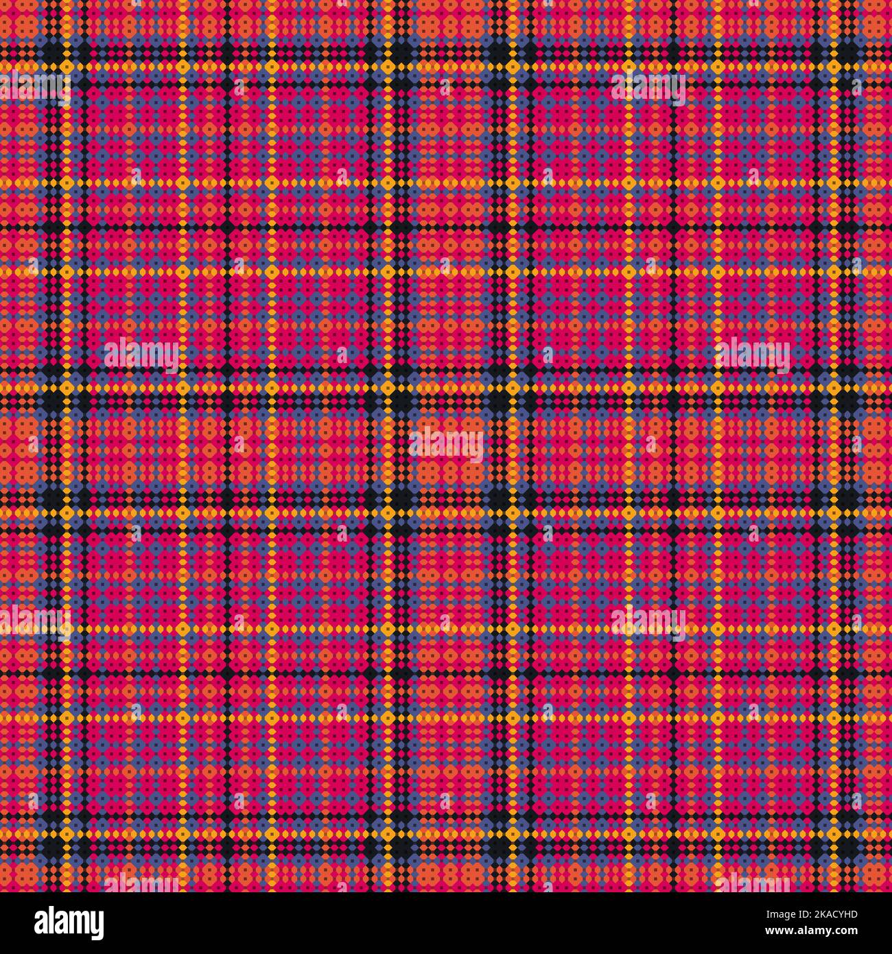 Decorative tartan geometric tiles pattern illustration Stock Vector ...