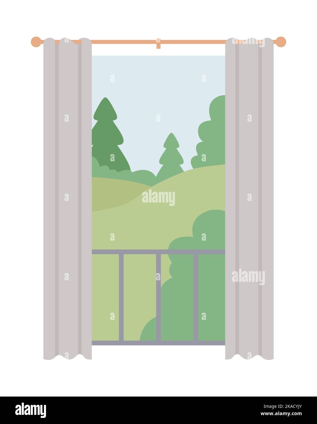 Summertime forest Cut Out Stock Images & Pictures - Alamy