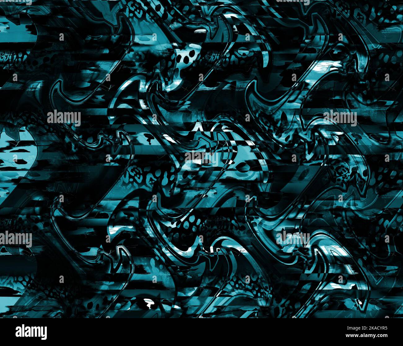 Colorful patterns fractal.Psychedelic fractal,texture of brush strokes ...