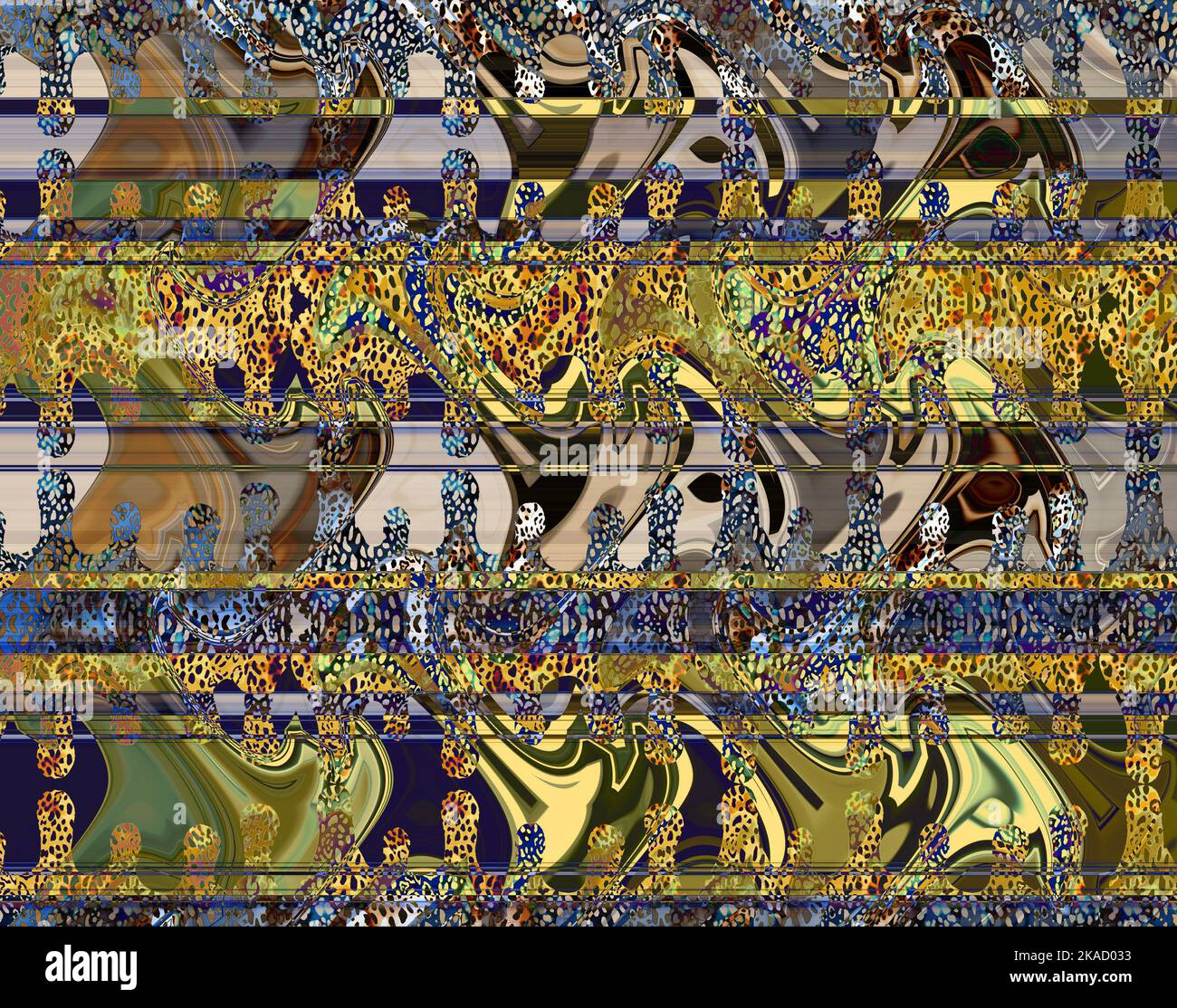 Colorful patterns fractal.Psychedelic fractal,texture of brush strokes ...