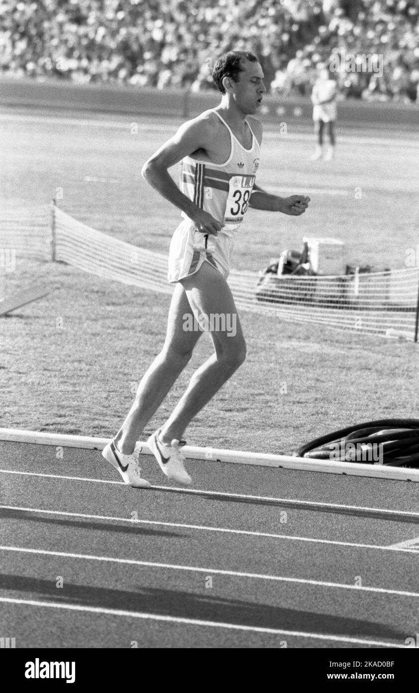 OLYMPIC SUMMERGAMES IN LOS ANGELES USA 1984STEVE OVETT British middle ...