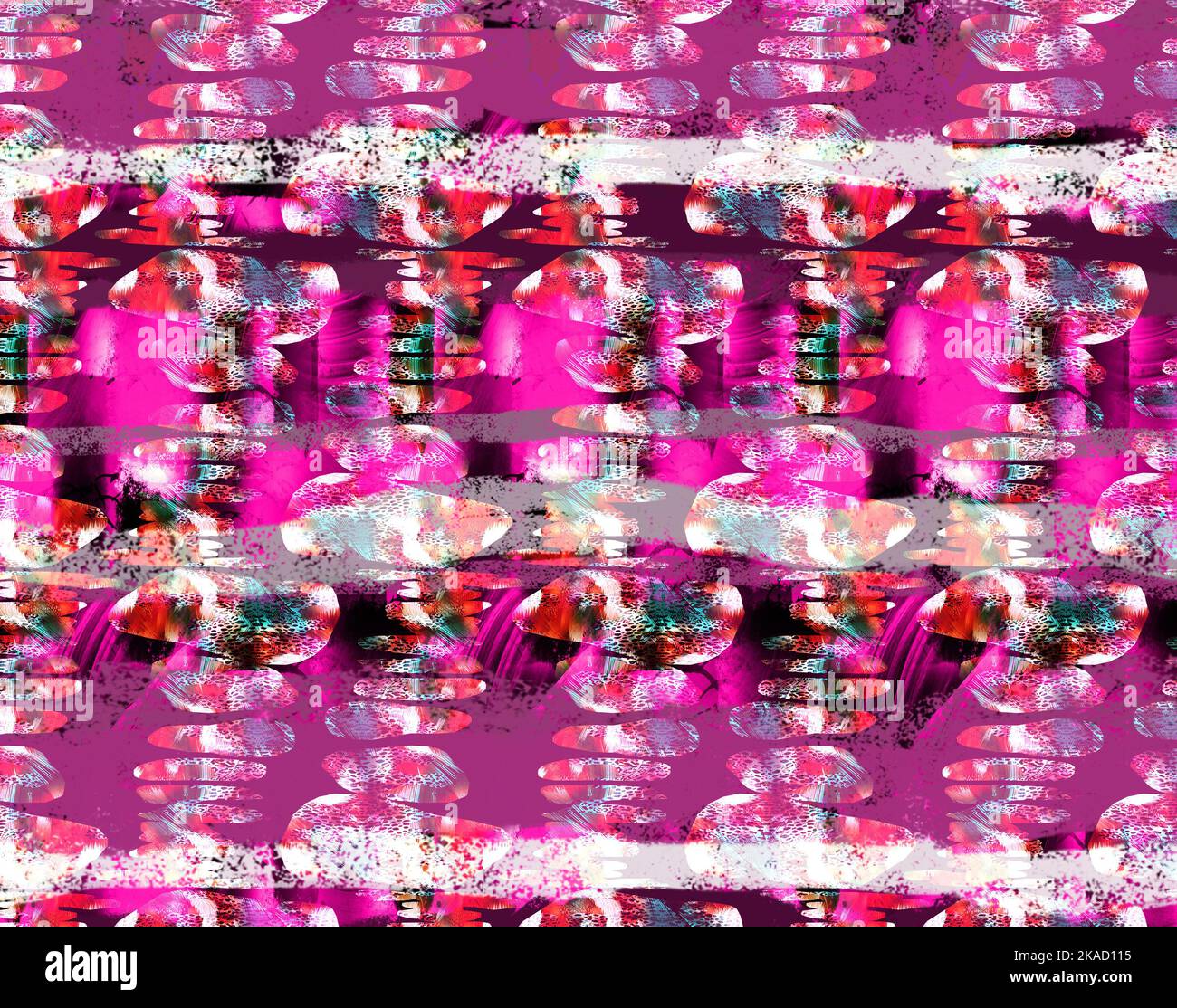 Colorful patterns fractal.Psychedelic fractal,texture of brush strokes ...