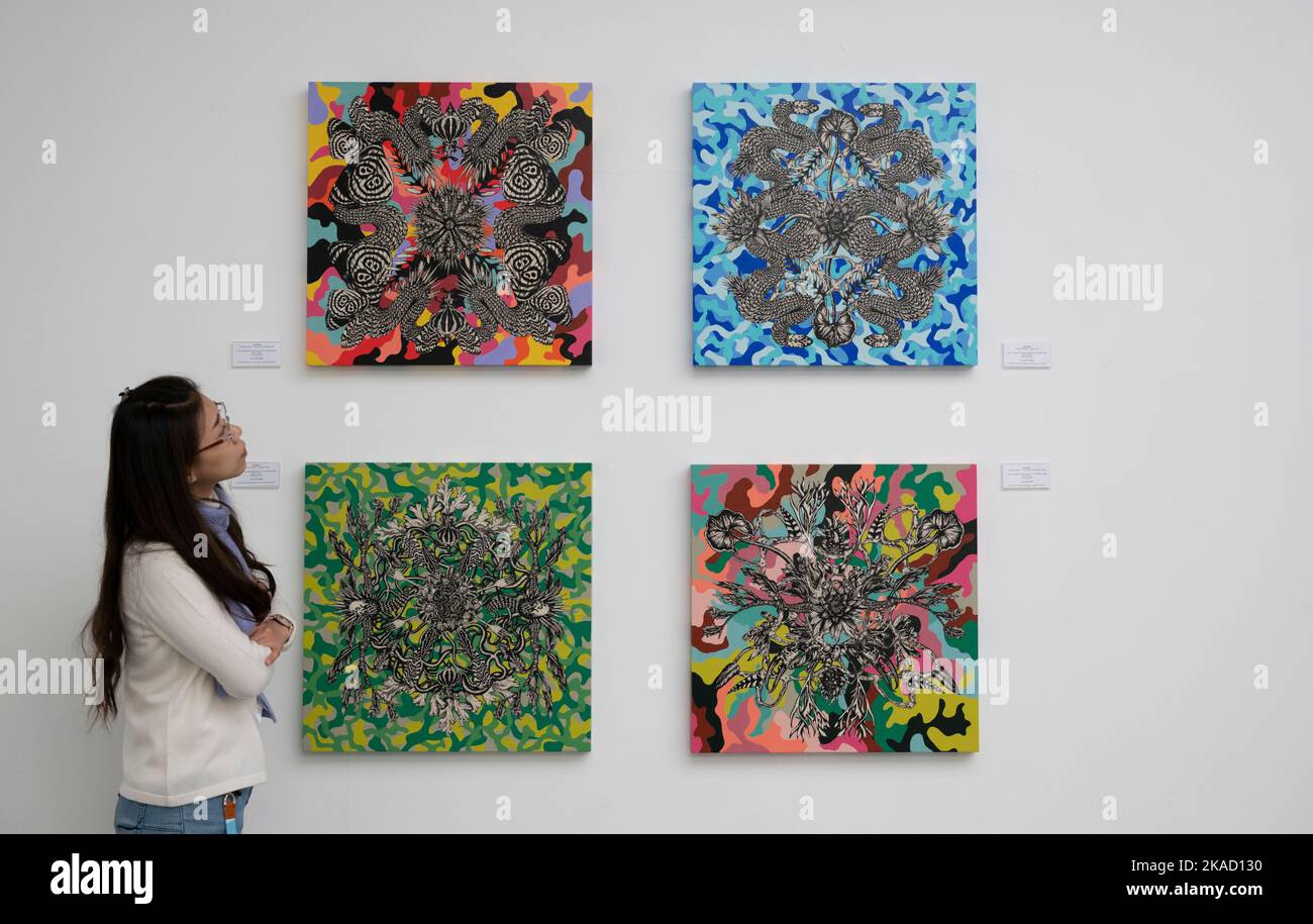 Saatchi Gallery, London, UK. 2 November 2022. Butterfly Effect: New ...
