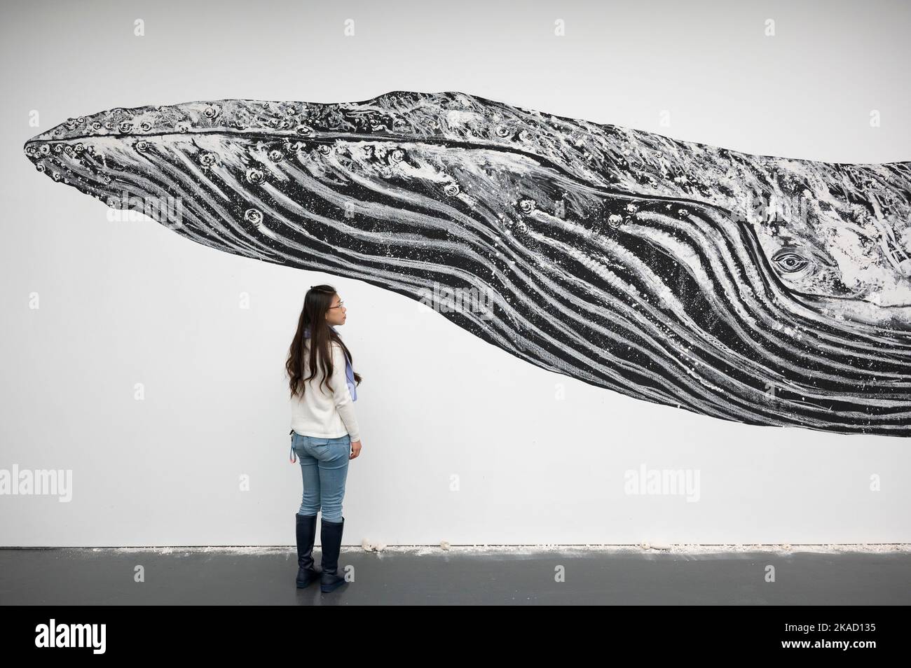 Saatchi Gallery, London, UK. 2 November 2022. Butterfly Effect: New ...