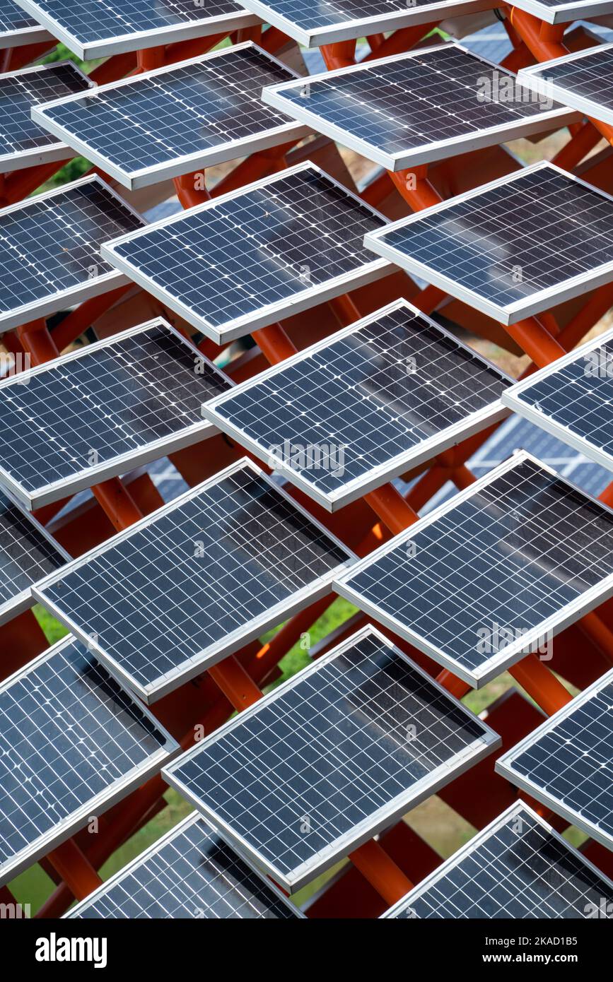 Solar panels, solar system technology solar cell in Taiwan Stock Photo ...