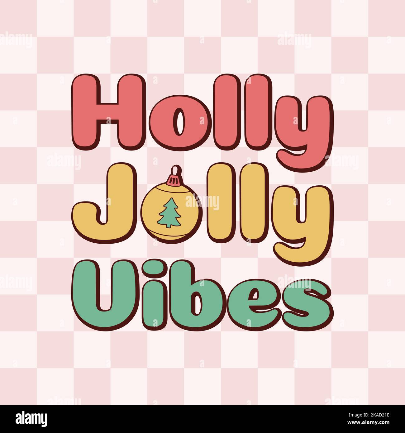 Vintage christmas card 70s Stock Vector Images - Alamy