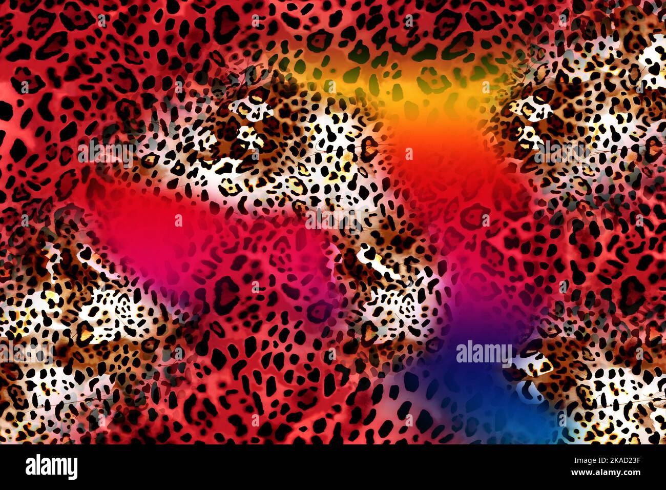 Colorful patterns fractal.Psychedelic fractal,texture of brush strokes ...