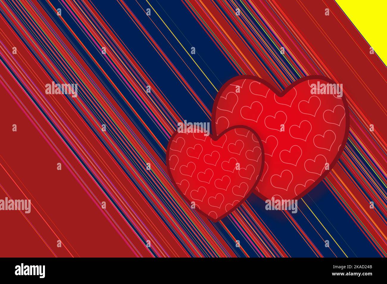 Elegant decorative heart pattern design for fabric, wallpaper, gift ...