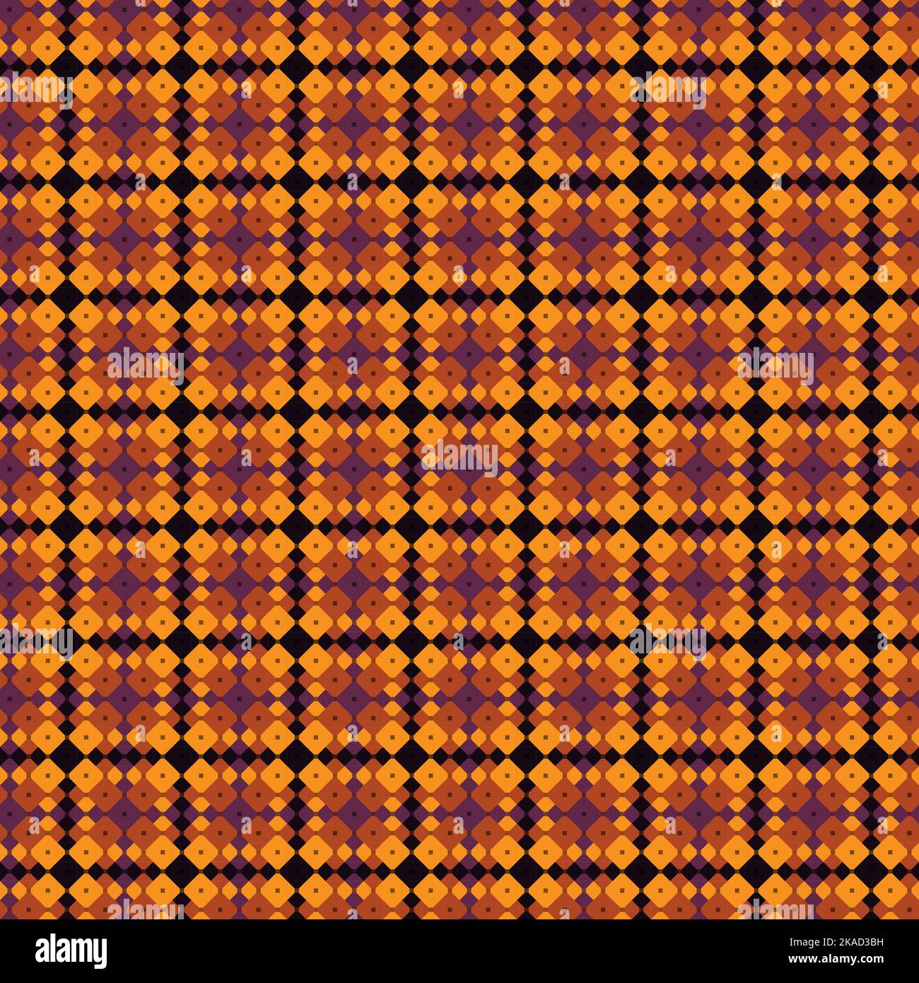 Decorative tartan geometric tiles pattern illustration Stock Vector ...